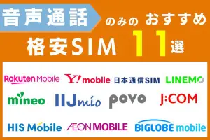 音声通話のみでの利用におすすめ格安SIM11選！プランやオプションも紹介 | ロケホン